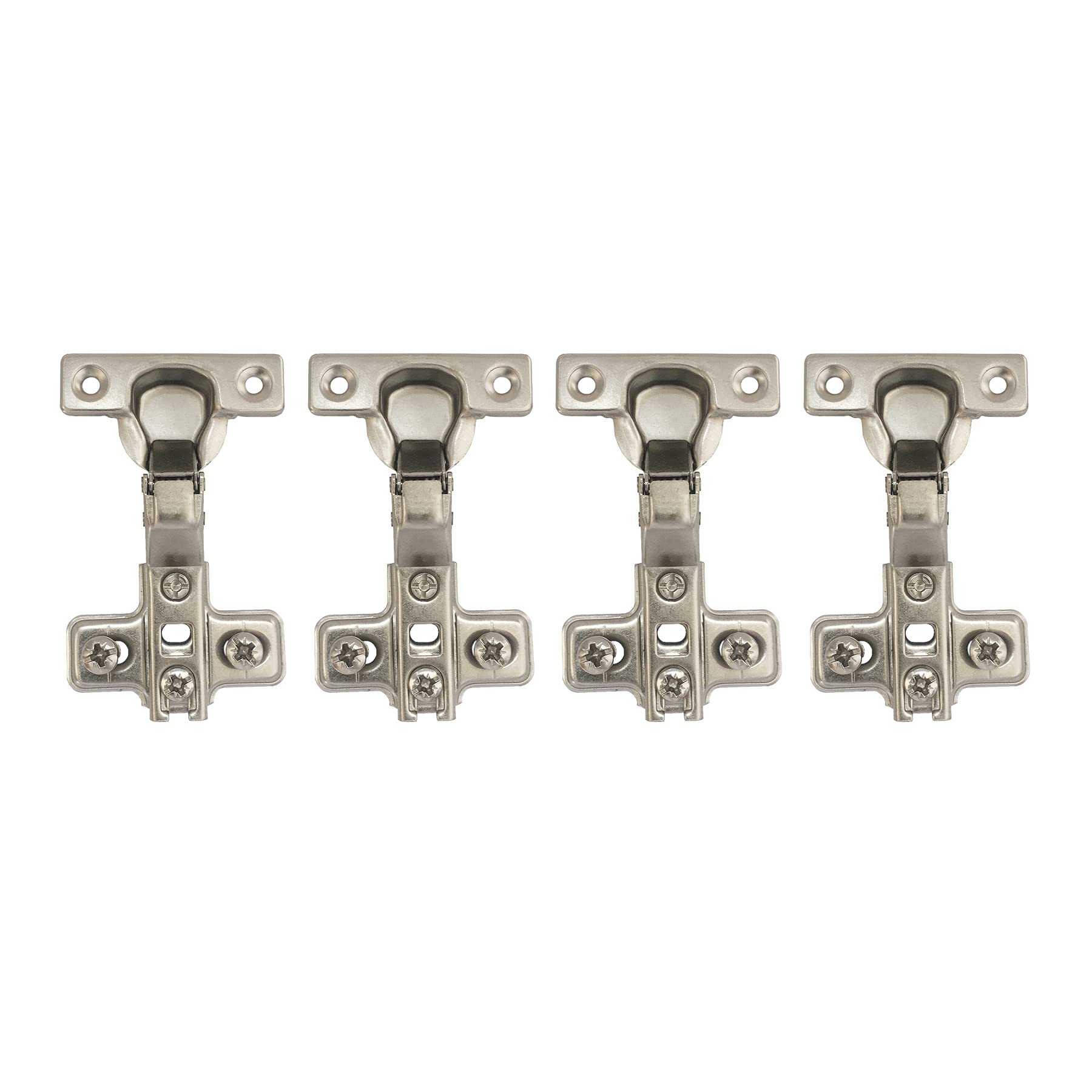 Buy LIKERAINY 95 Degree Half Overlay Hinges 26mm Without Damper Slide ...