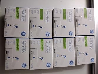Amazon.com: GE100 Blood Glucose Test Strips - 4/Boxes of 50 Strips ...