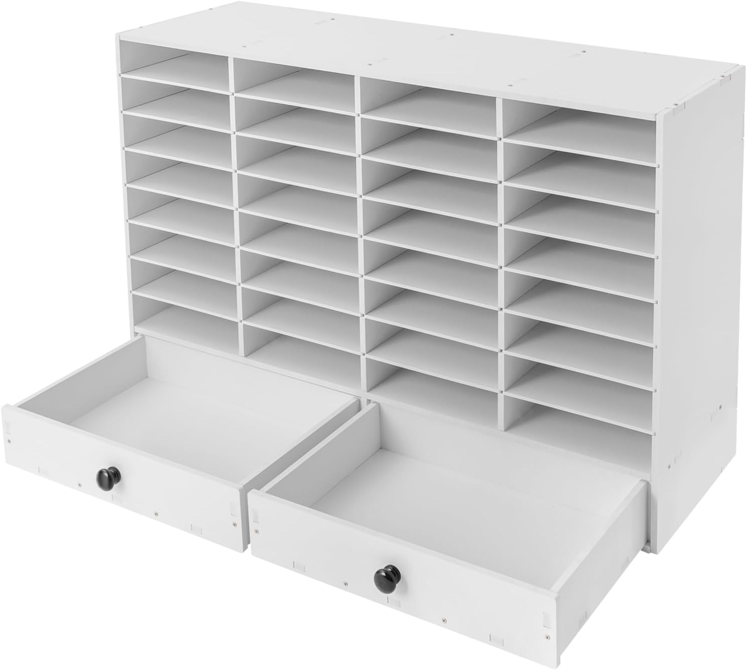 Amazon.com : Ageanbri Literature Organizer 32 Compartment Office ...