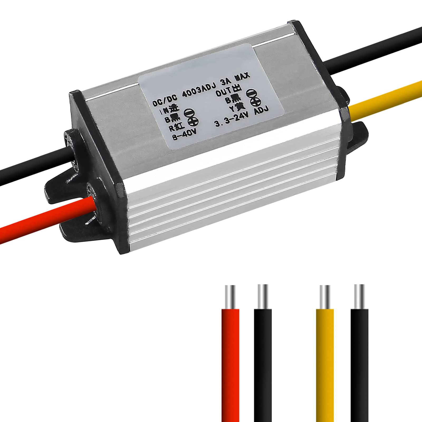 Snapklik.com : 8-40V To 3-24V DC Converter Car Power Voltage ...