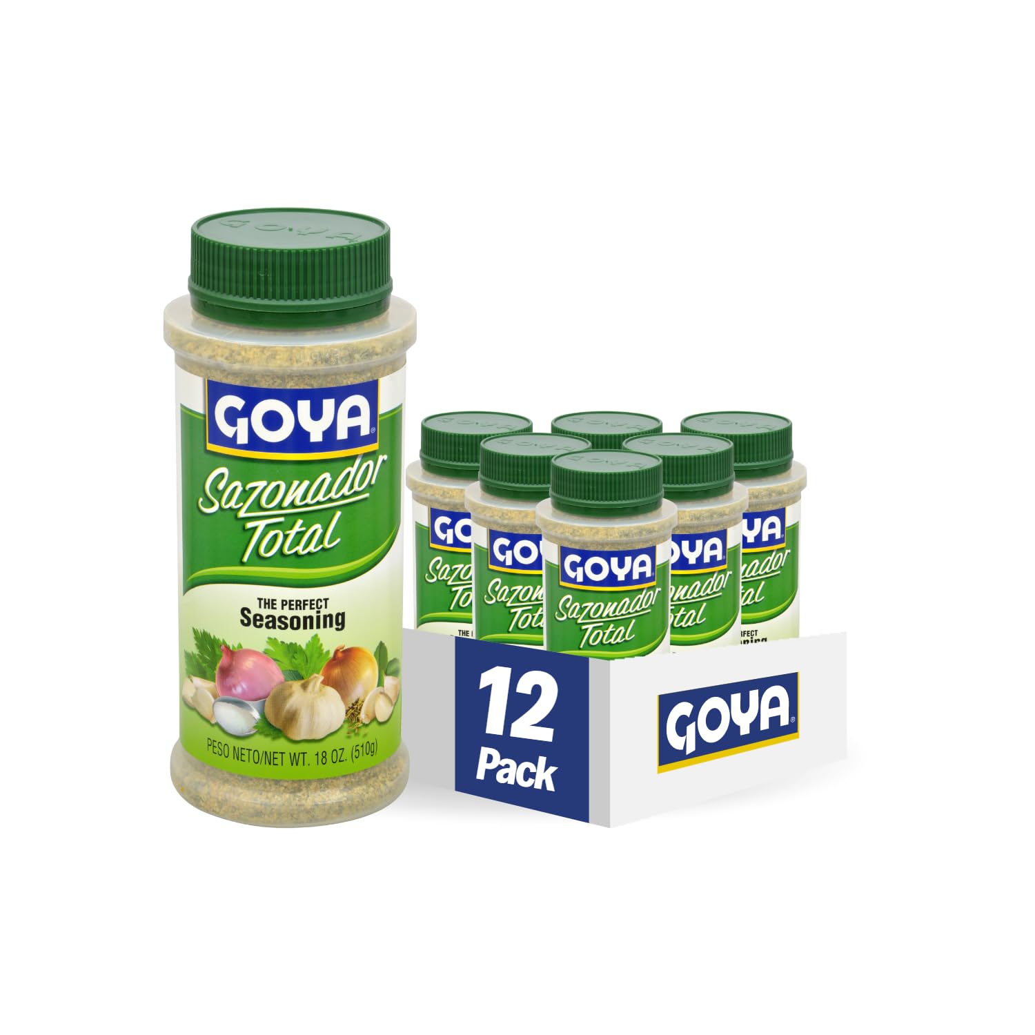 Amazon.com : Goya Foods Sazonador Total Seasoning, 18 Ounce (Pack of 12 ...