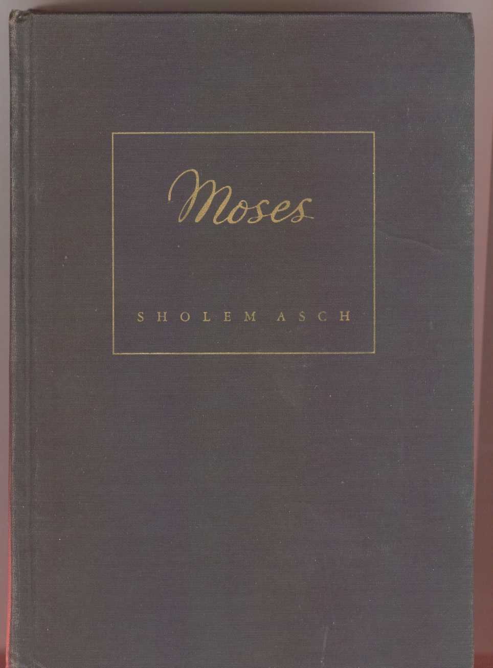 MOSES - A Novel [ FIRST EDITION - w/ Dustjacket ]: Amazon.co.uk: Books