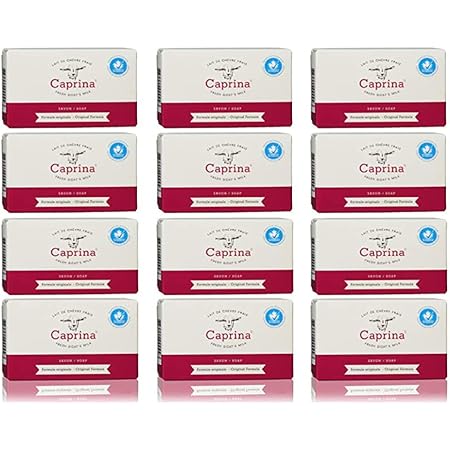 Amazon.com : Caprina by Canus Fresh Goat's Milk Soap, Original (12 bars ...