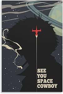Amazon.com: generic Cowboy Bebop Anime Movie Poster Canvas Art Poster ...