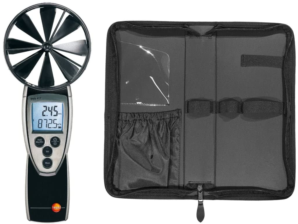 Testo 417-LG KIT - Rotating Vane Anemometer with Carrying Case (Part ...
