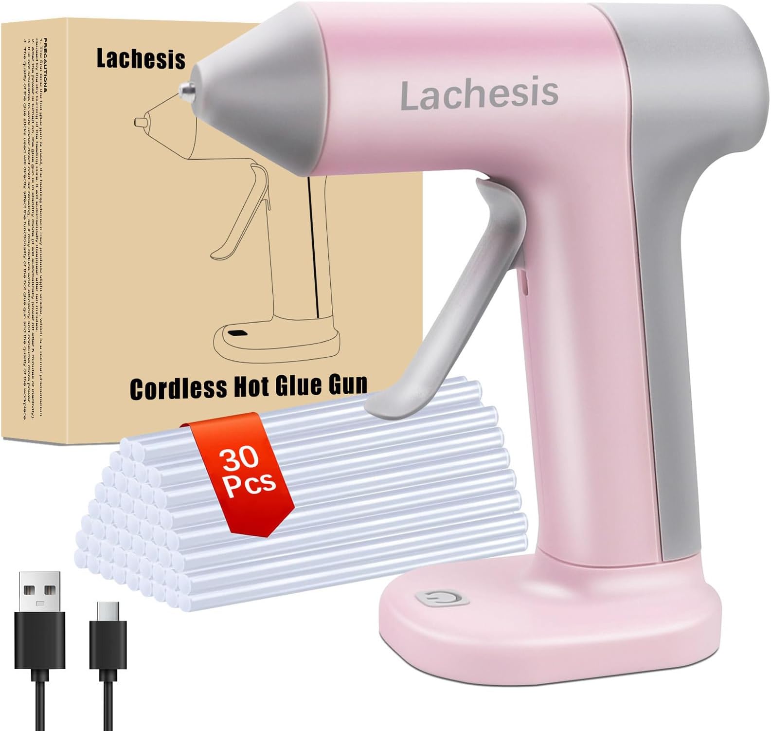 Amazon.com: ALATIN Hot Glue Gun, 20s Fast Preheating, Anti-Drip ...