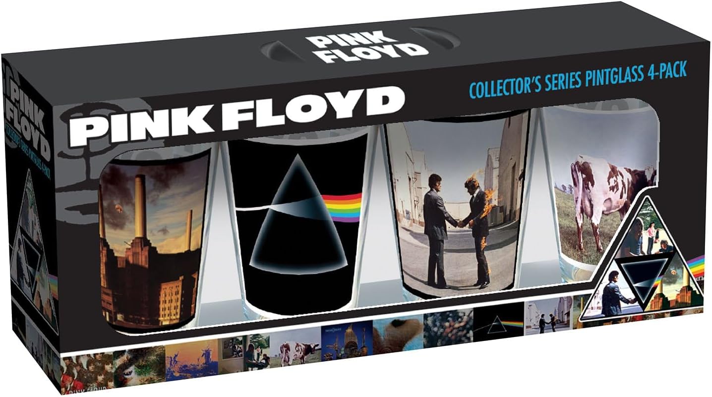 ICUP Pink Floyd - Cubiertas para álbum de 4 piezas, vidrio de pinta, grande, multicolor : Amazon ...