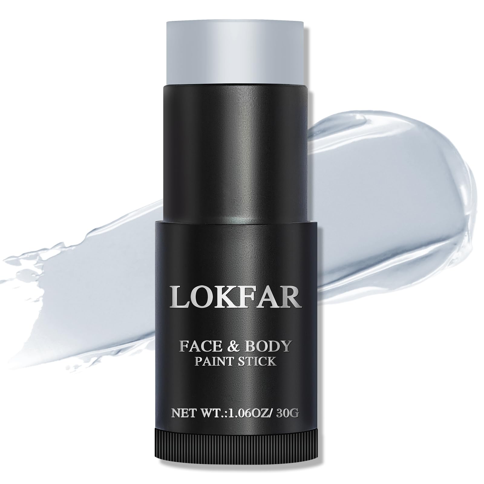 Amazon.com : LOKFAR Grey Face Paint Stick, Gray Grey Body Paint ...