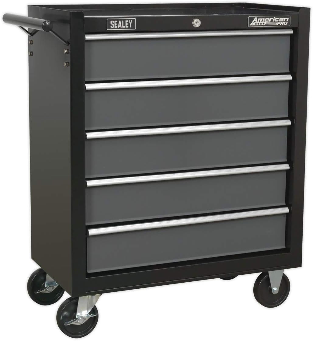 Amazon.com: Sealey Ap2505B Rollcab 5 Drawer with Ball Bearing Runners ...