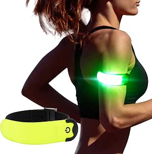 Amazon.co.jp: KOSKILL LED Light Armband Running USB Rechargeable ...