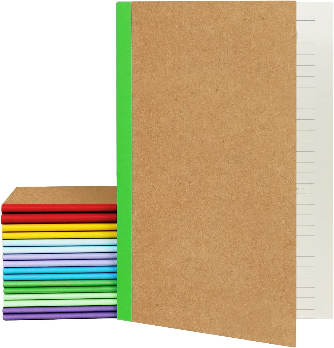 Amazon.com: 48 Pack Mini Blank Books for Kids - Bulk Sketchbooks, Kraft ...