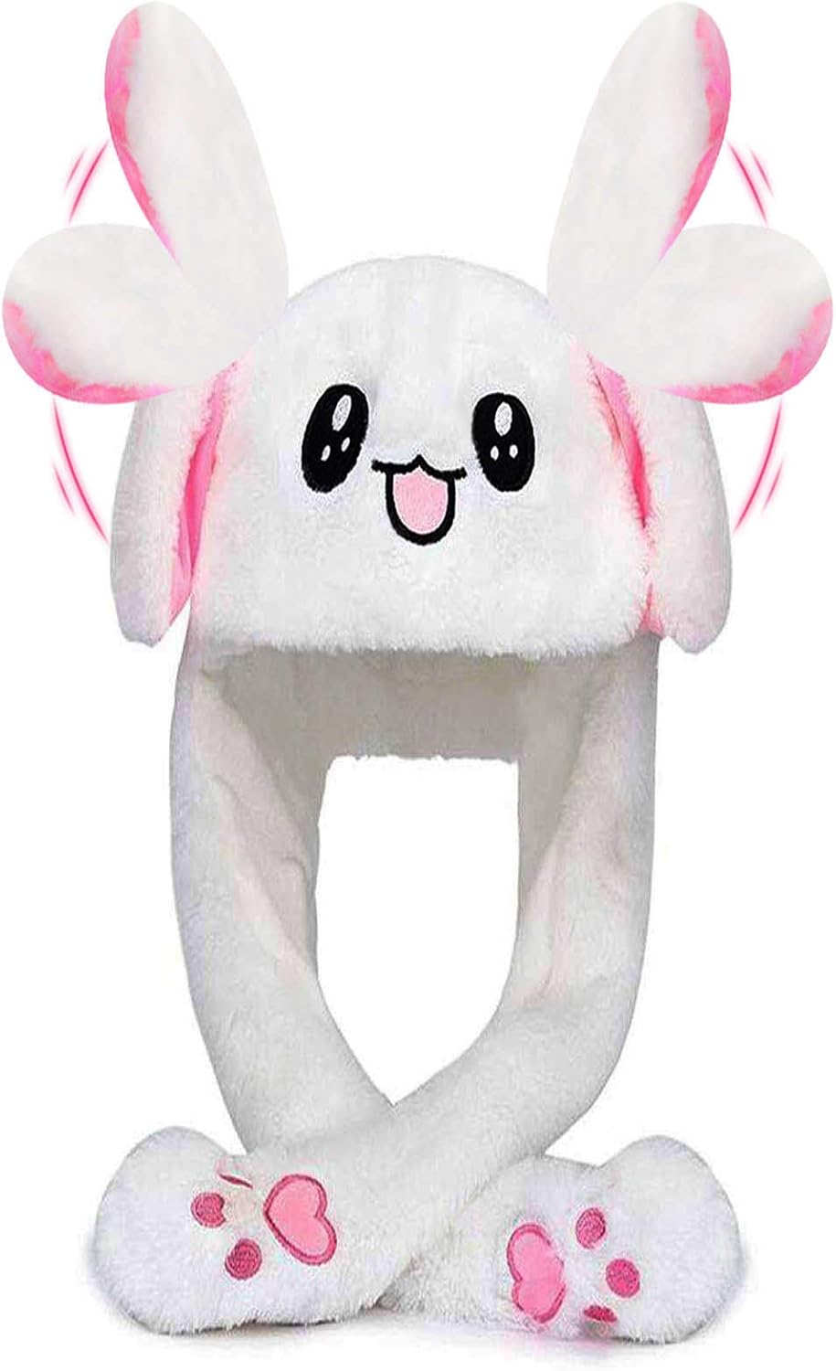 Amazon.com: XGOGOP Rabbit Hat Ear Moving Jumping Hat Funny Bunny Plush ...