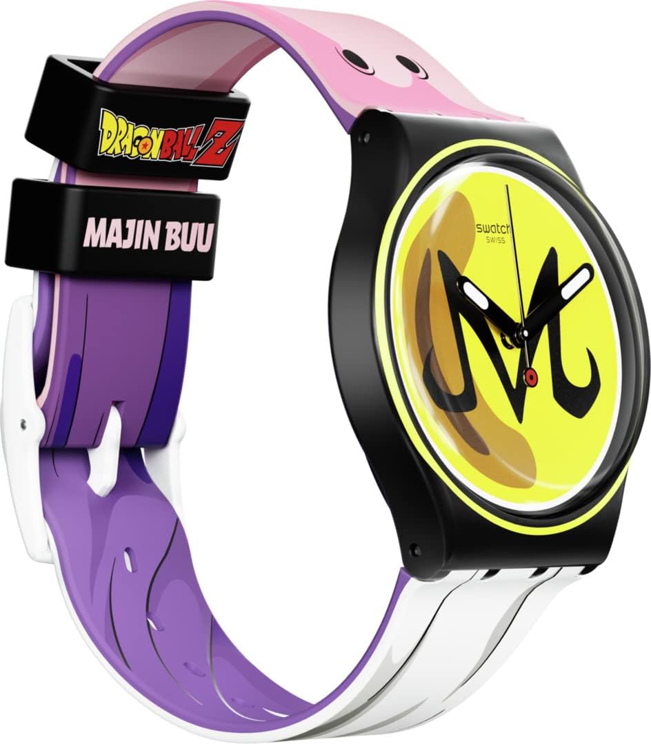 Swatch MAJIN BUU X SWATCH - Reloj unisex (modelo: GZ358), Negro ...