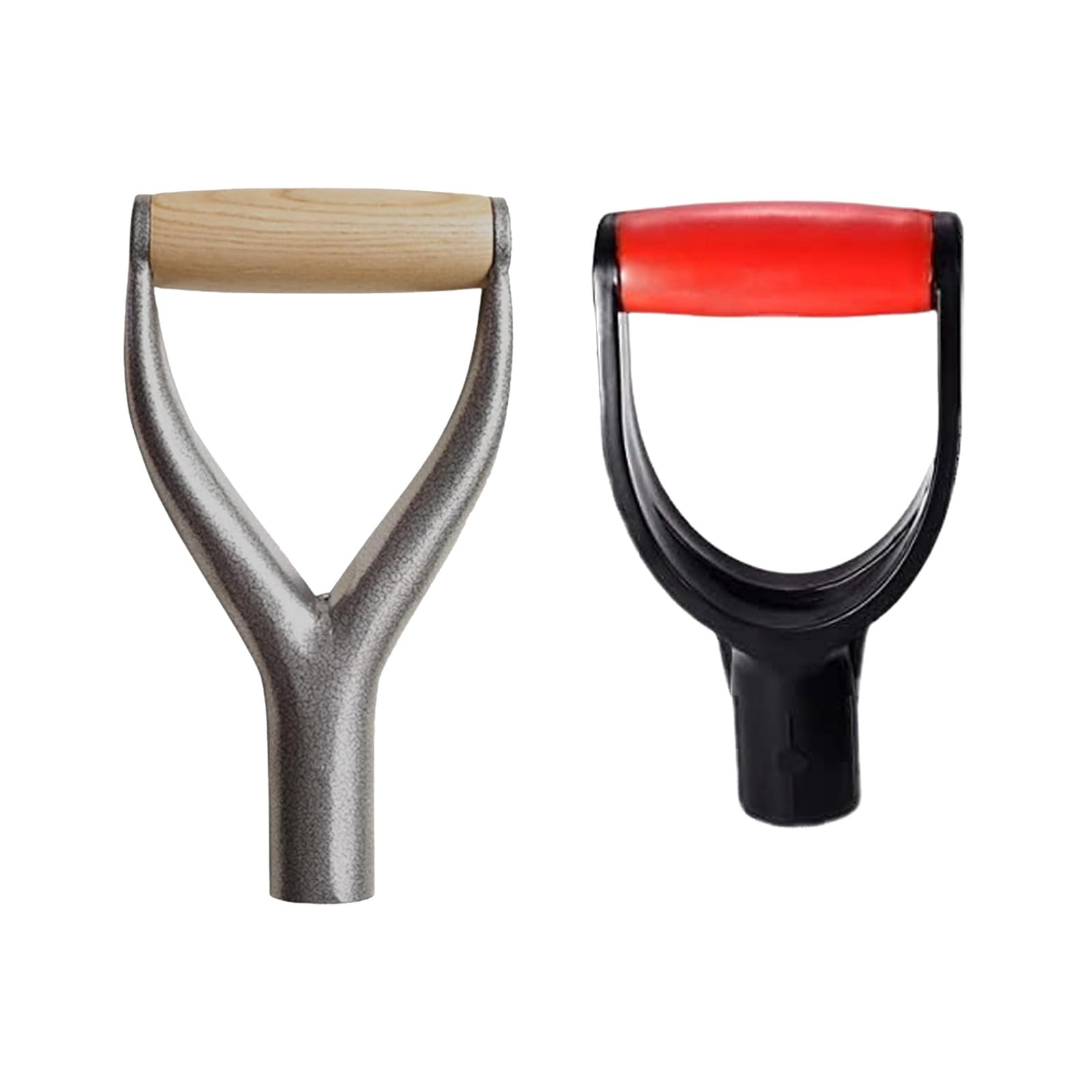 Amazon.com : Ragyzity 2pcs Shovel D Grip Handle Set, Metal Shovel ...