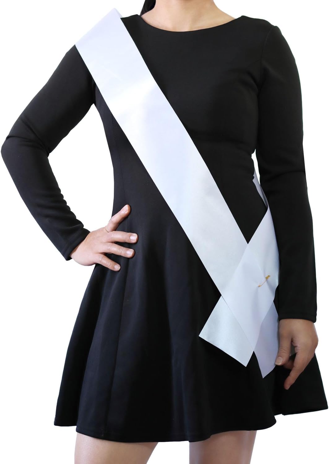 Amazon.com: I-MART Blank Satin Sash, Princess, Beauty Queen, Homecoming ...