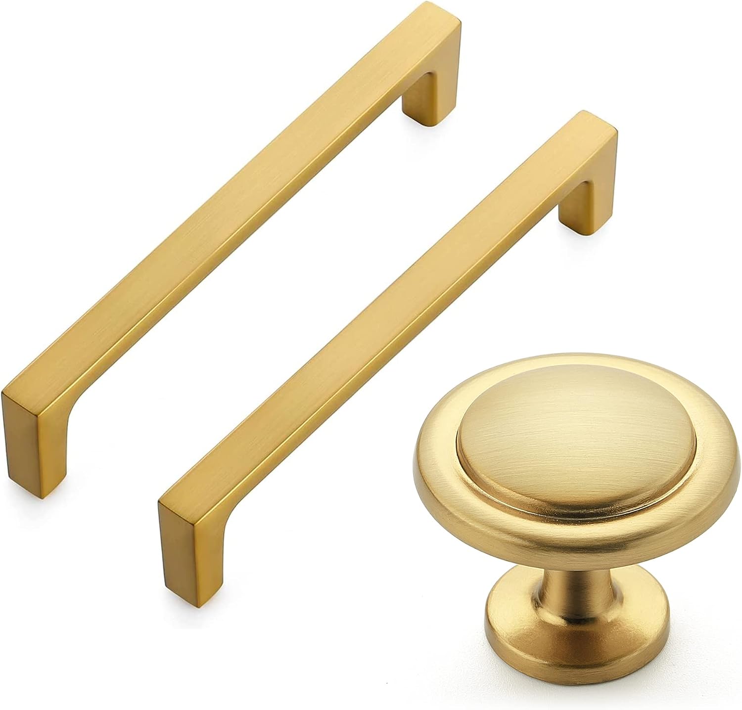 Ravinte 25 Pack 1-1/4 inch Kitchen Cabinet Knobs & 5 Pack 5 Inch ...