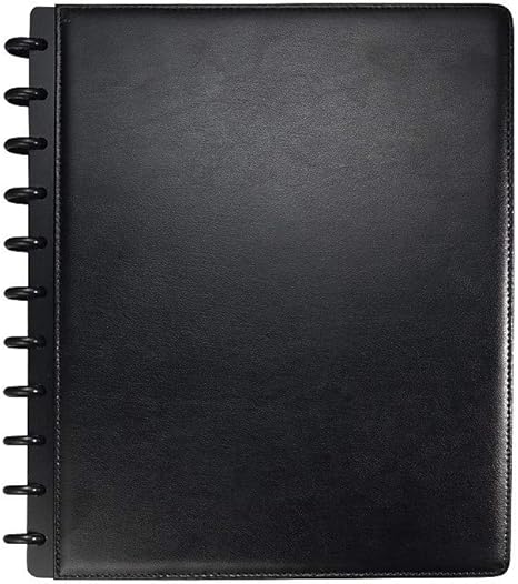 Amazon.com : Arc Customizable Leather Notebook System, Black, 9-1/2 ...