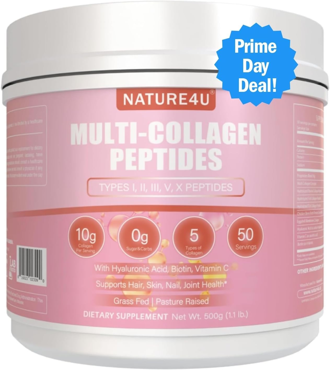 Amazon.com: Multi Collagen Protein Powder 600g - 5 Types (I, II, III, V ...