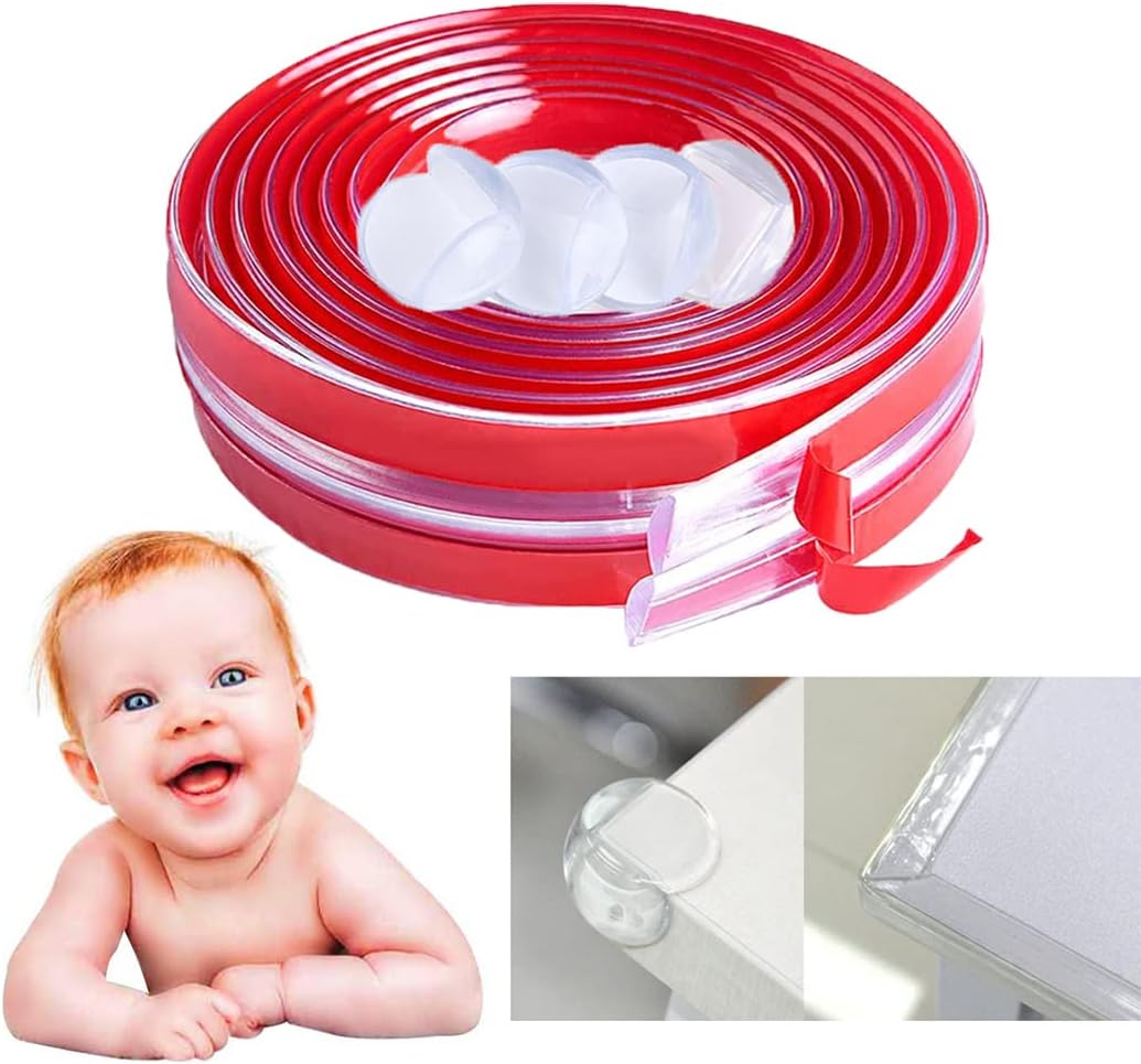 ITTA Clear Edge Corner Guards, 2 cm X 2 Meters with 4 corner covers ...