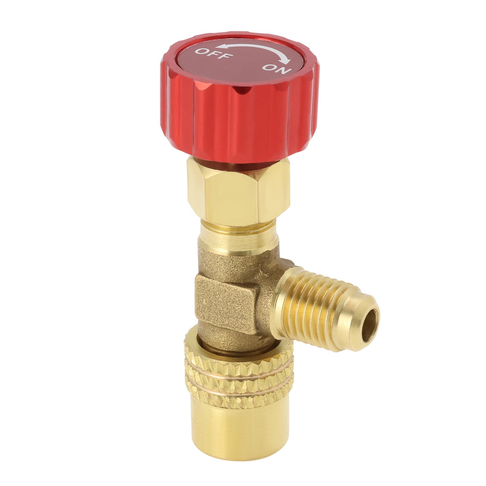 YINETTECH Refrigerant Charging Valve R1234yf Refrigerant Valve 1/4inch ...