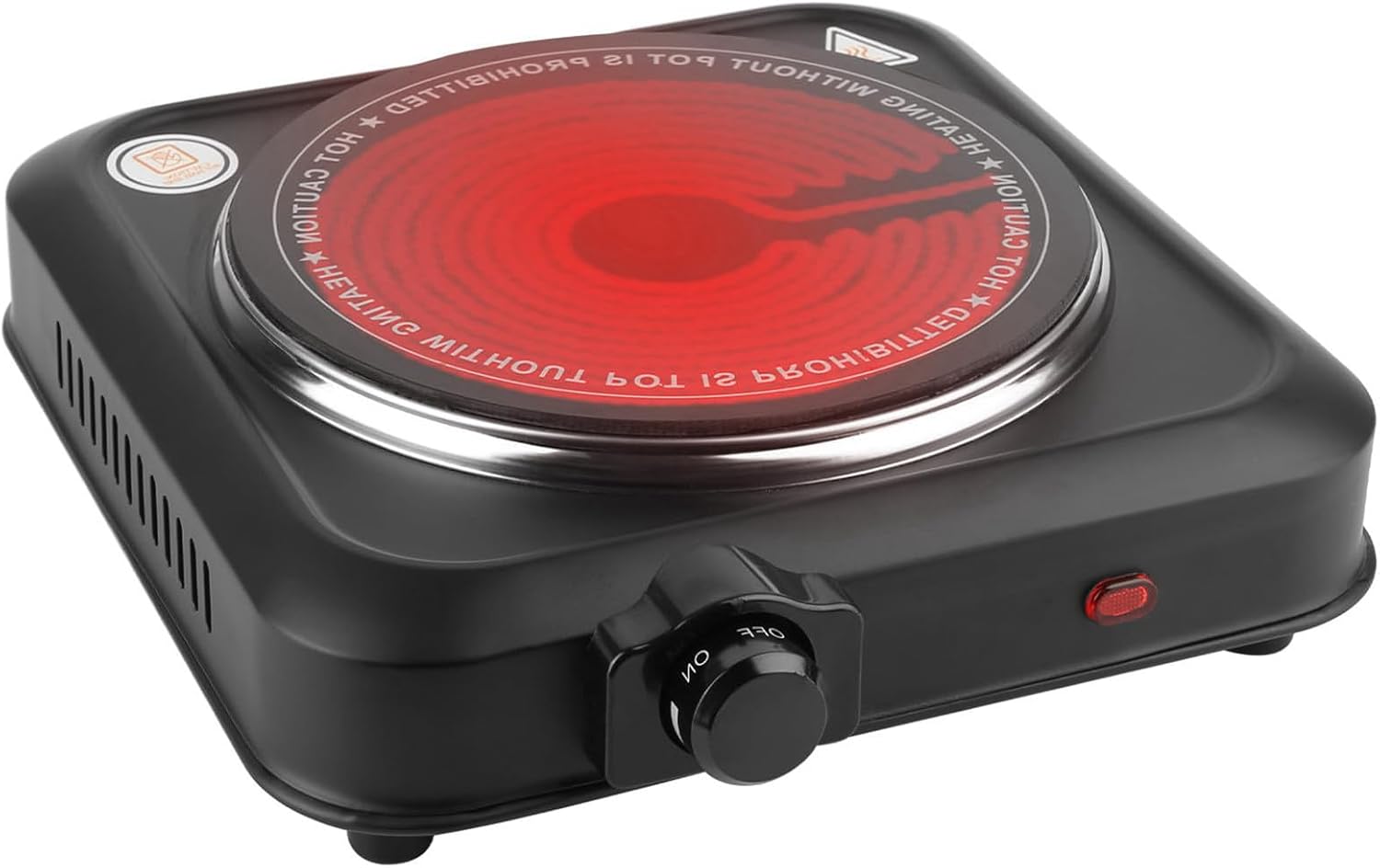 Amazon.com: TeqHome Countertop Infrared Single Burner, 1200W Electric ...