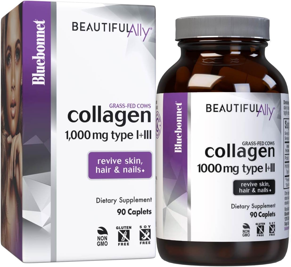 Amazon.com: Bluebonnet Nutrition Beautiful Ally Collagen Caplets ...