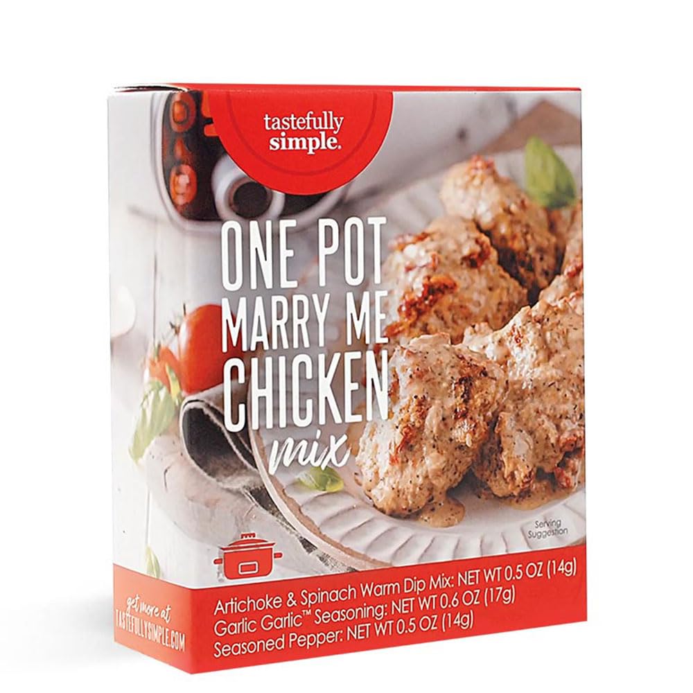 Amazon.com : Tastefully Simple ONE Pot Meals Marry Me Chicken Seasoning ...