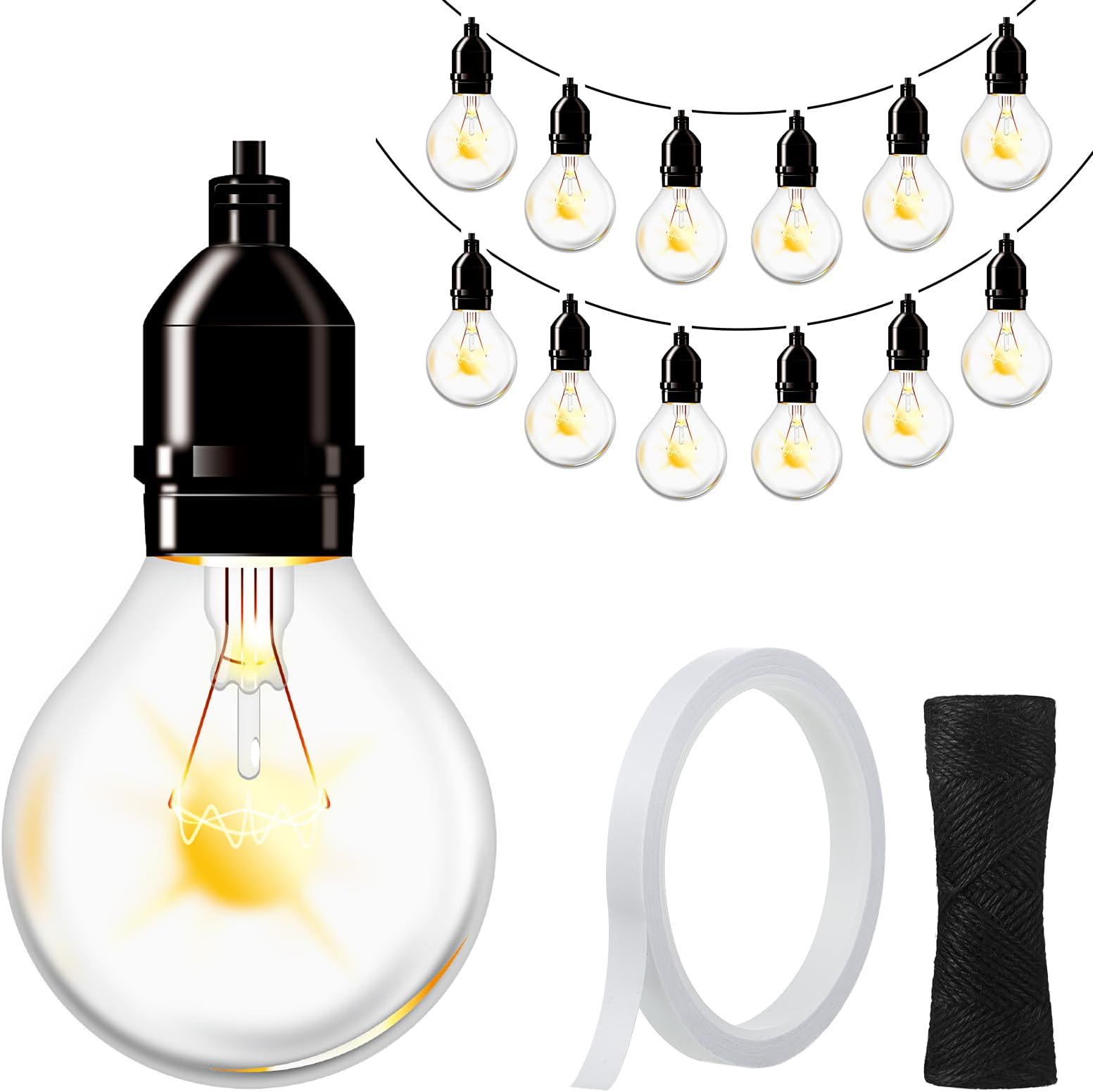 Amazon.com : 45pcs Light Bulb Bulletin Board Cutouts, Colorful Light ...