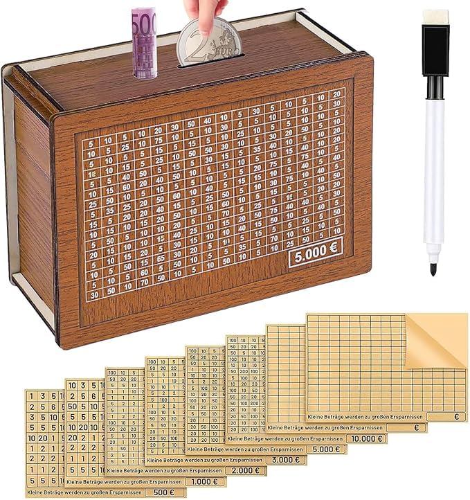 Piggy Bank for Adults Bigger Safe Box Money Savings Bank for Kids ...