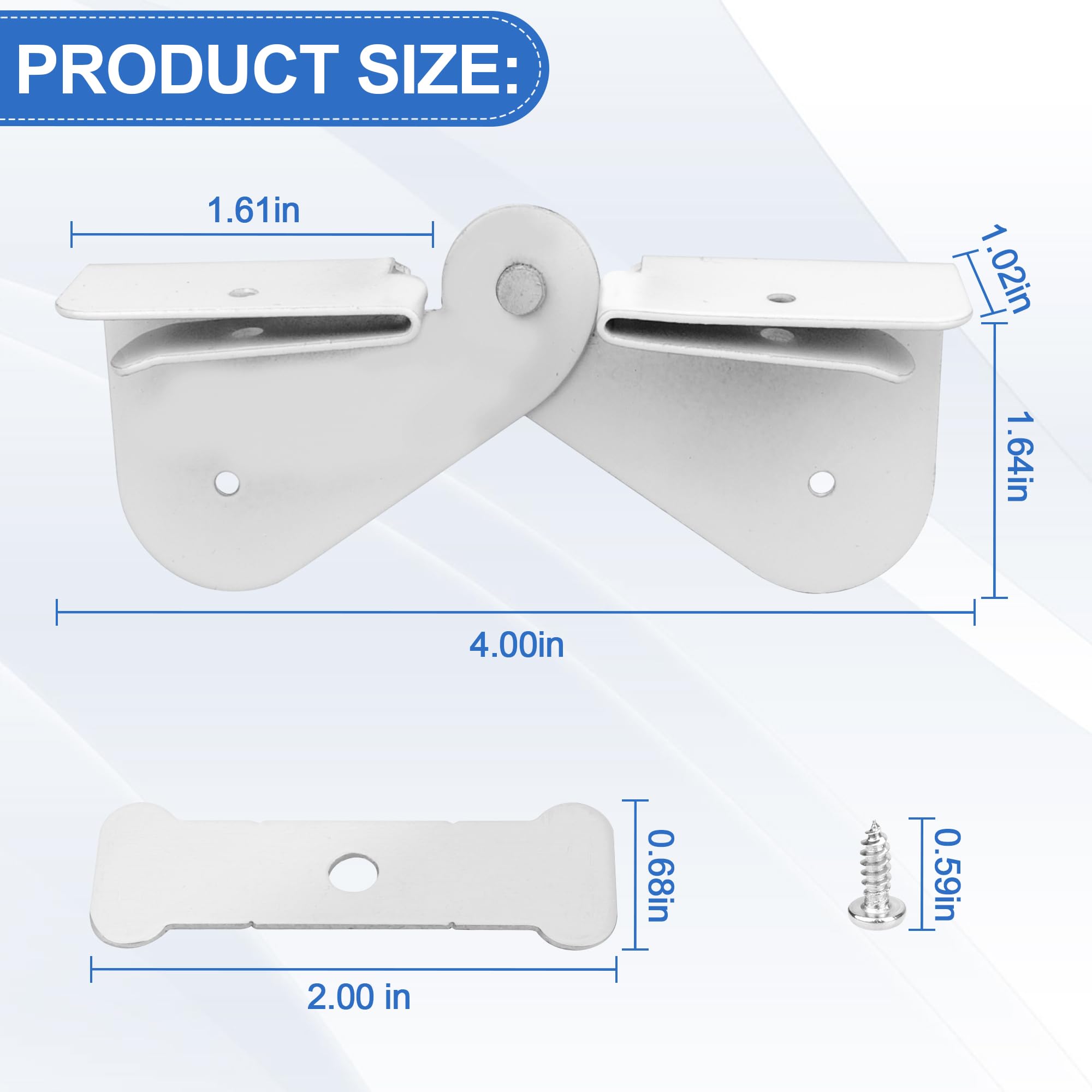 Snapklik.com : Gutter Downspout Hinge, 6Pcs Downspout Extension Flip-Up ...