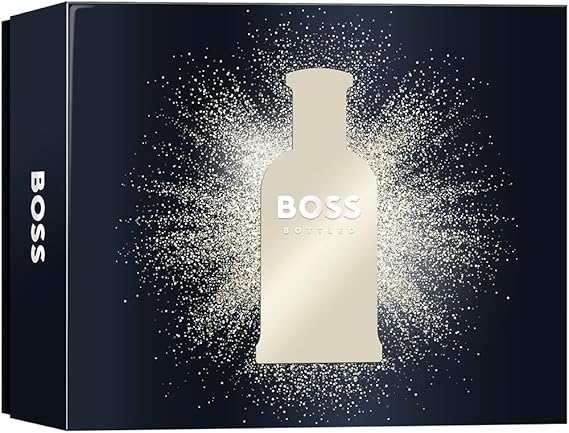 BOSS Men's 3-Piece BOSS Bottled Eau de Toilette Festive Giftset ...