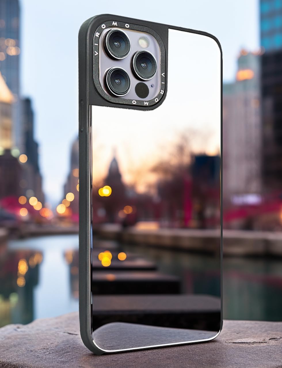 Amazon.com: MURMAZ iPhone 13Pro Case, Mirror Case with [Reinforced ...