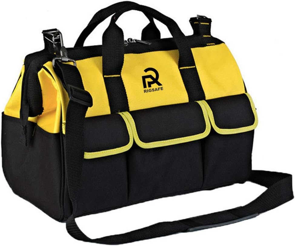 Rigsafe Tool Bag 18" Large Reinforced With Metal Accessories Tool Bag ...
