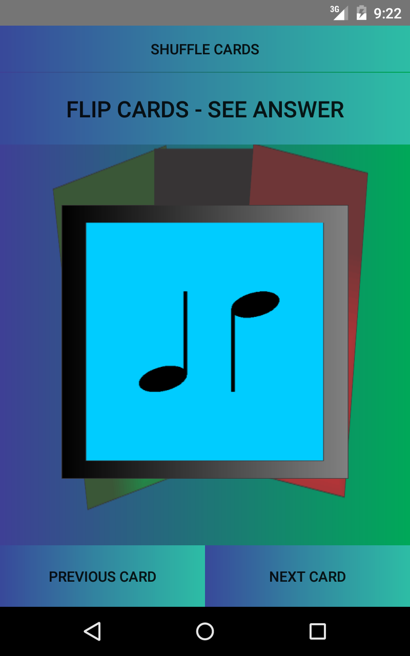 Music Flash Cards - App on Amazon Appstore