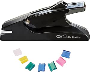 Amazon.com : OfficeGoods Staple Free Stapler - No Slip Clip Reusable ...