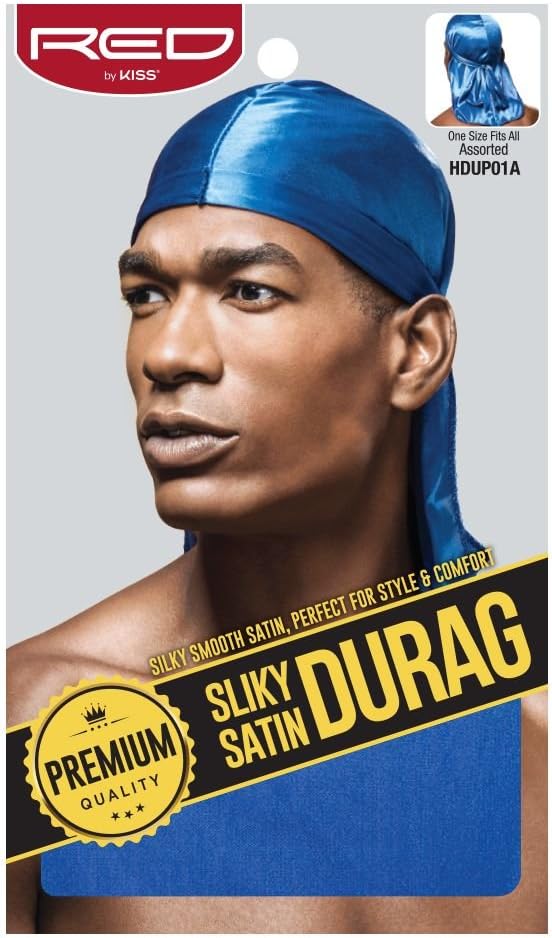 Amazon.com: KISS Red Premium Silky Satin Durag Royal Blue : Beauty ...