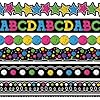 Amazon.com: JarThenaAMCS 82Ft Black Brights Classroom Bulletin Board ...