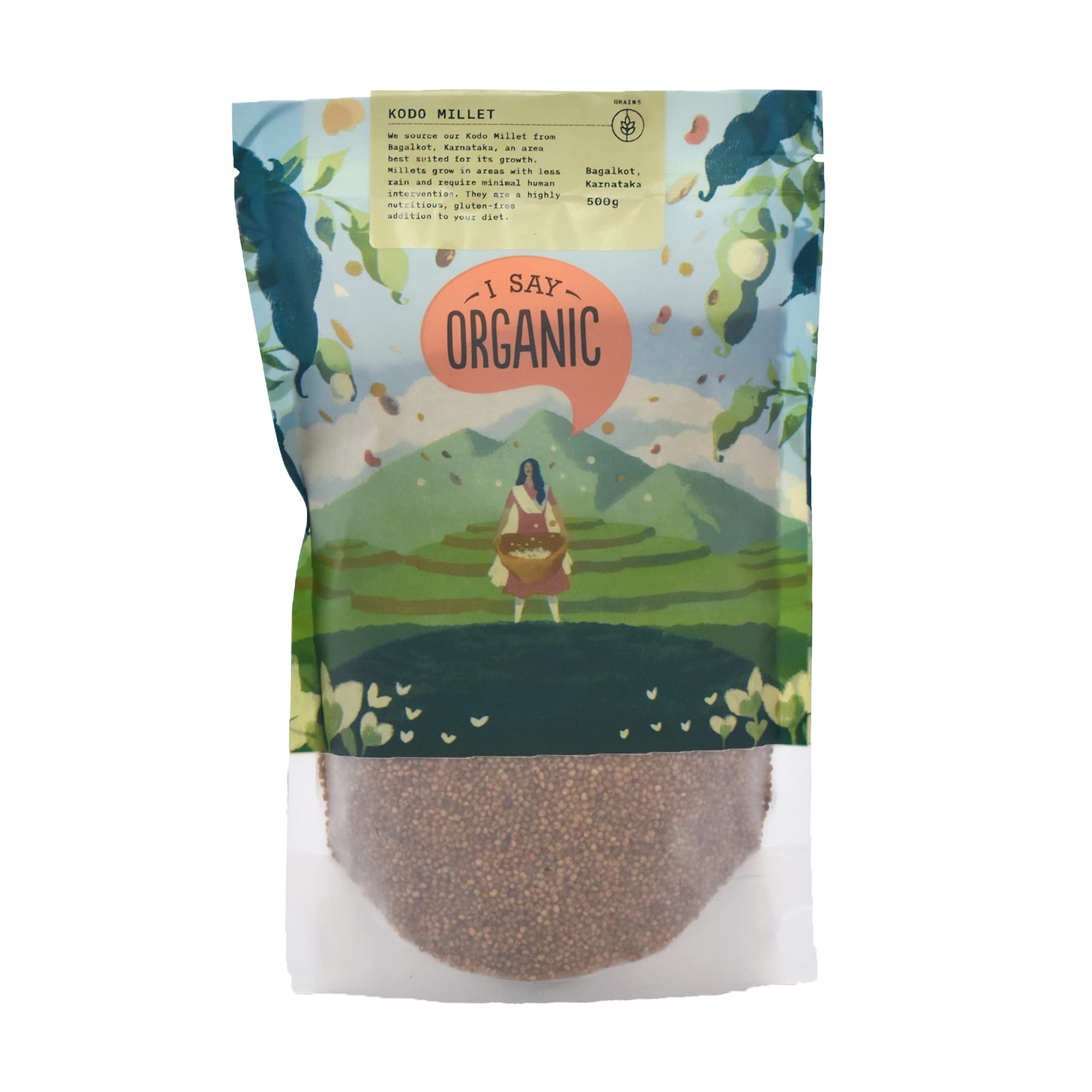 I Say Organic Kodo Millet | Low Gi and High Fibre Than Rice | Certified ...