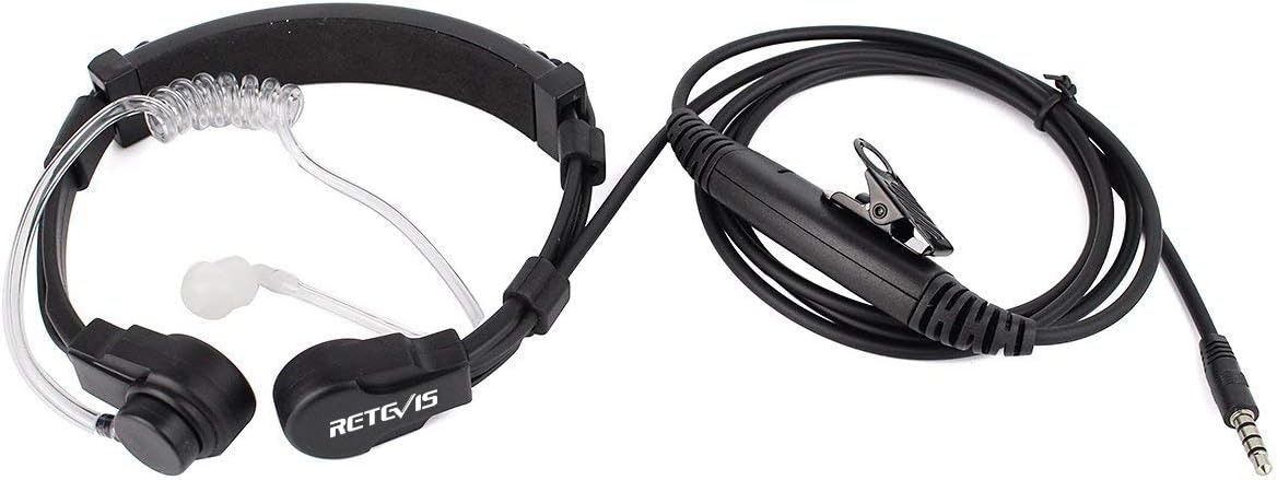 Amazon.com: Retevis Adjustable Throat Mic Earpiece for Cell Phones ...
