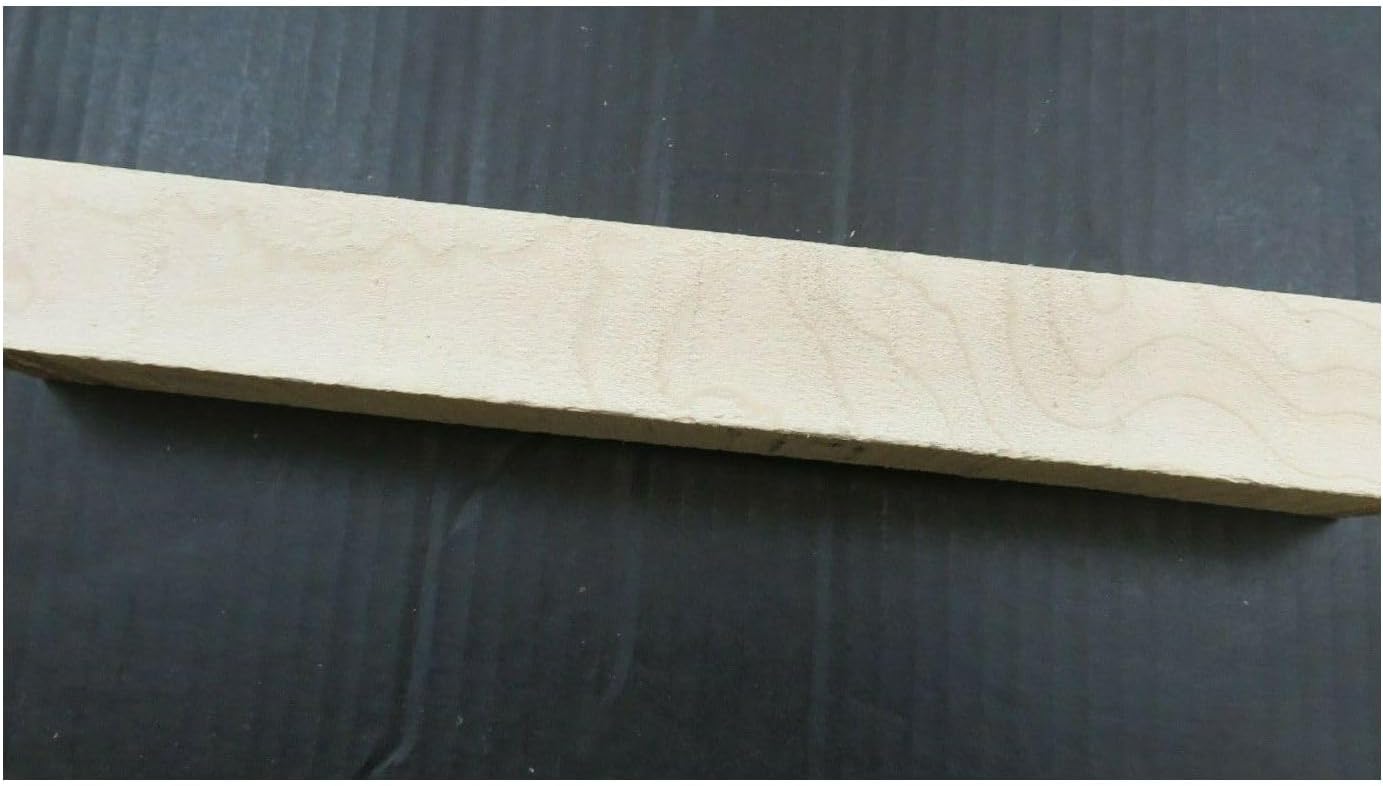 Amazon.com: Flame Curly Maple Wood Turning Blanks 1-1/2" X 1-1/2" X 12 ...