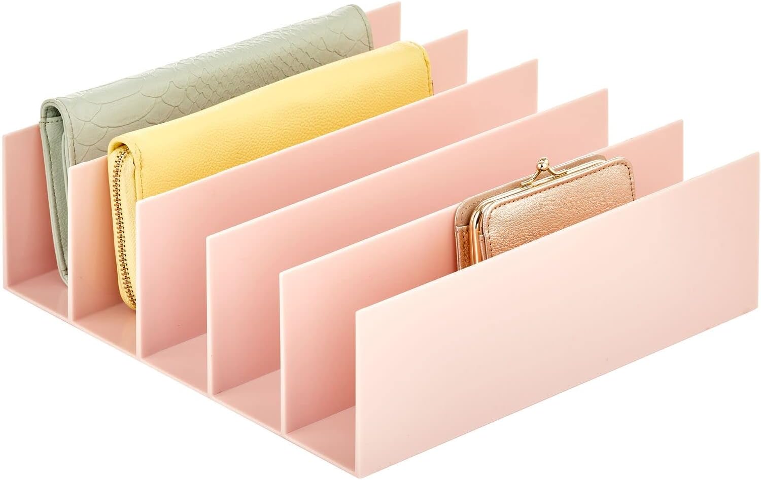 Amazon.com: mDesign Plastic Purse Organizer for Bedroom Closet, Shelf ...