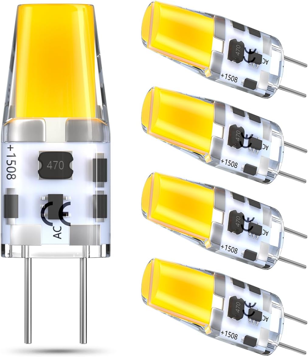 Bonlux LED-Leuchtmittel G6.35 3W AC/DC 12V Warmweiß 3000K Bi-Pin JC Typ ...