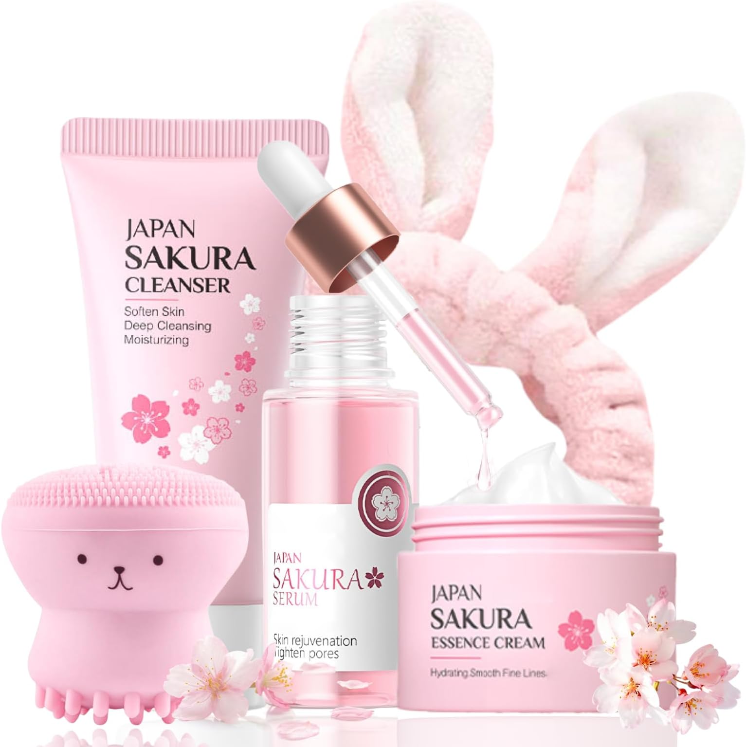 Amazon.com : Sakura Skin Care Sets & Kits, Japanese Cherry Blossom ...