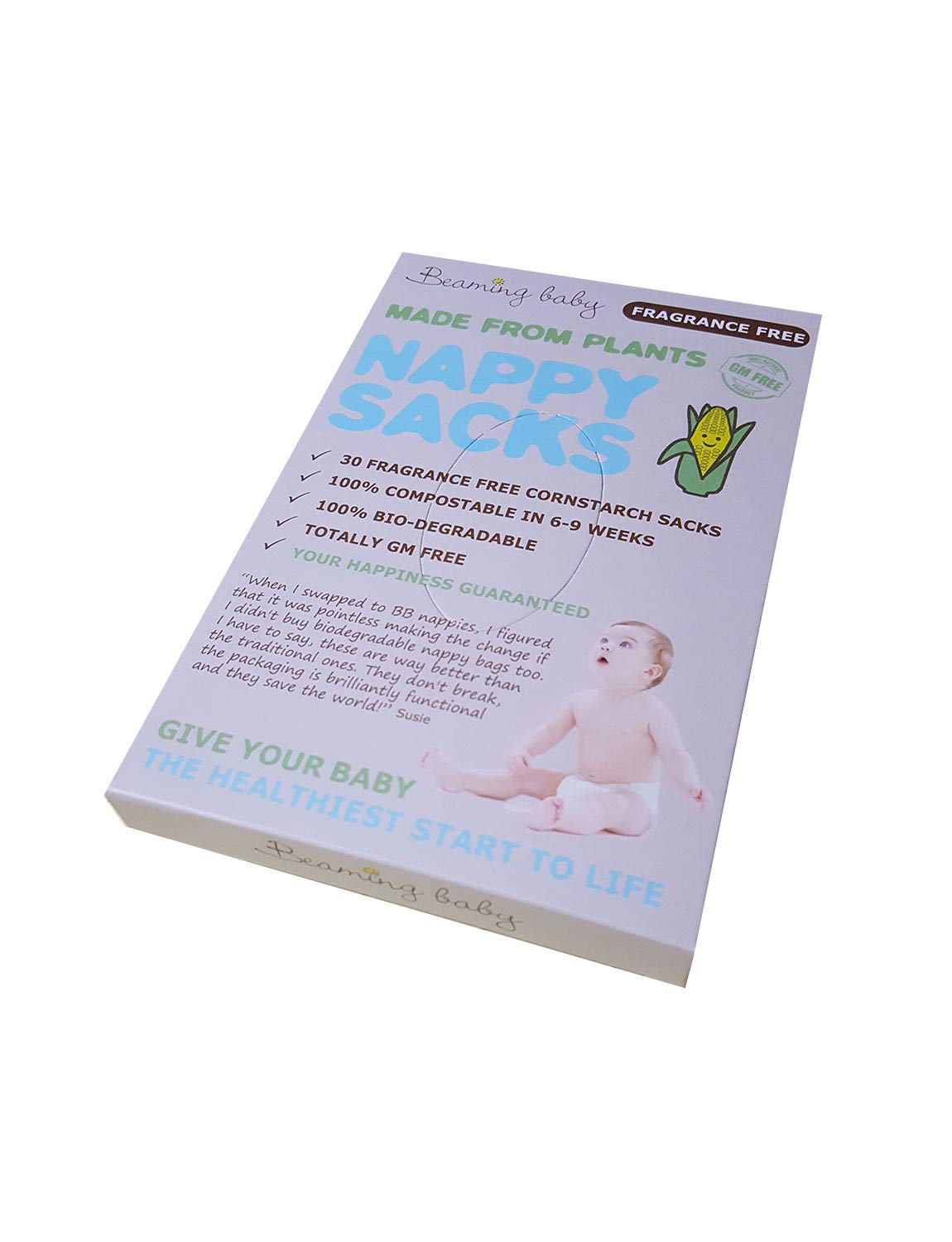 Amazon.com: Made from Plants Nappy Sacks Fragrance Free, Box (30 pcs ...