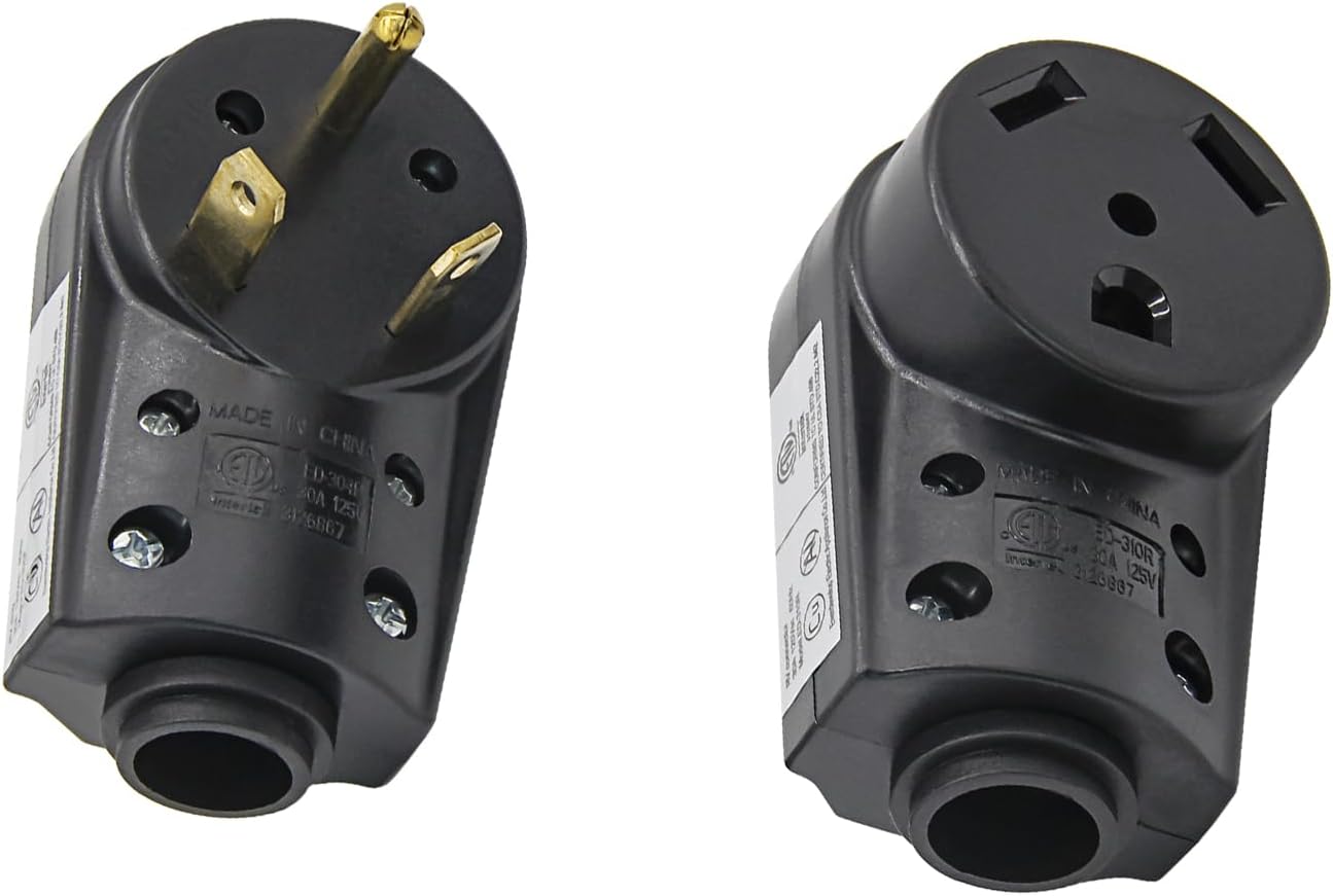 Amazon.com: Conntek ASTT-30P RV Male Replacement Plug, 30-Amp : Patio ...