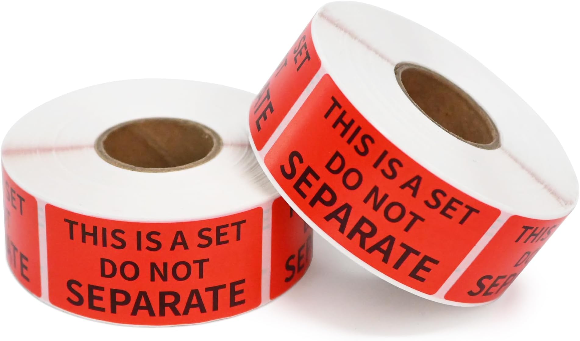 Amazon.com : L LIKED 1" x 2" This is a Set Do Not Separate Warning ...