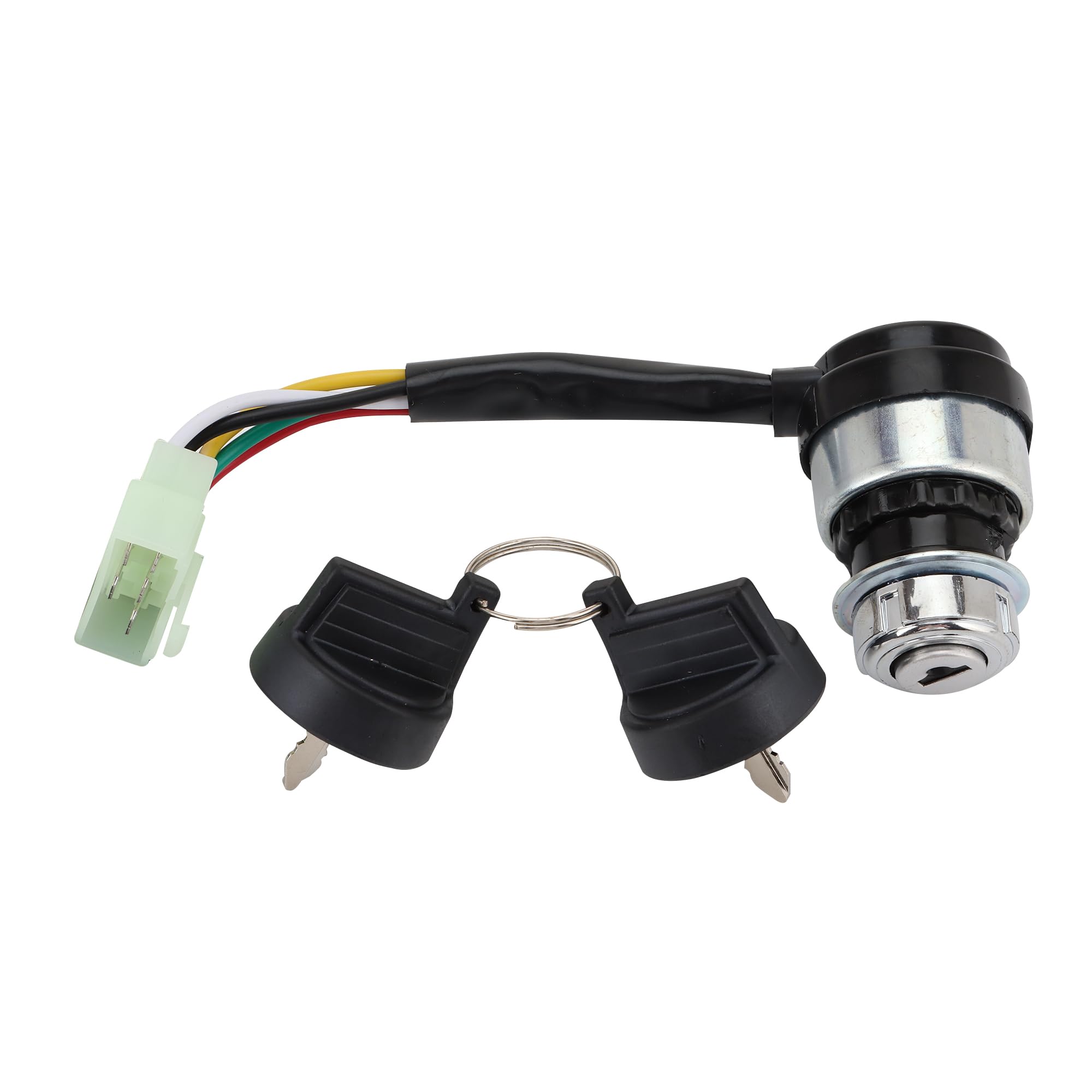 GOOFIT 5 Wire Ignition Key Switch with Cap for 50cc 70cc 90cc 110cc ...
