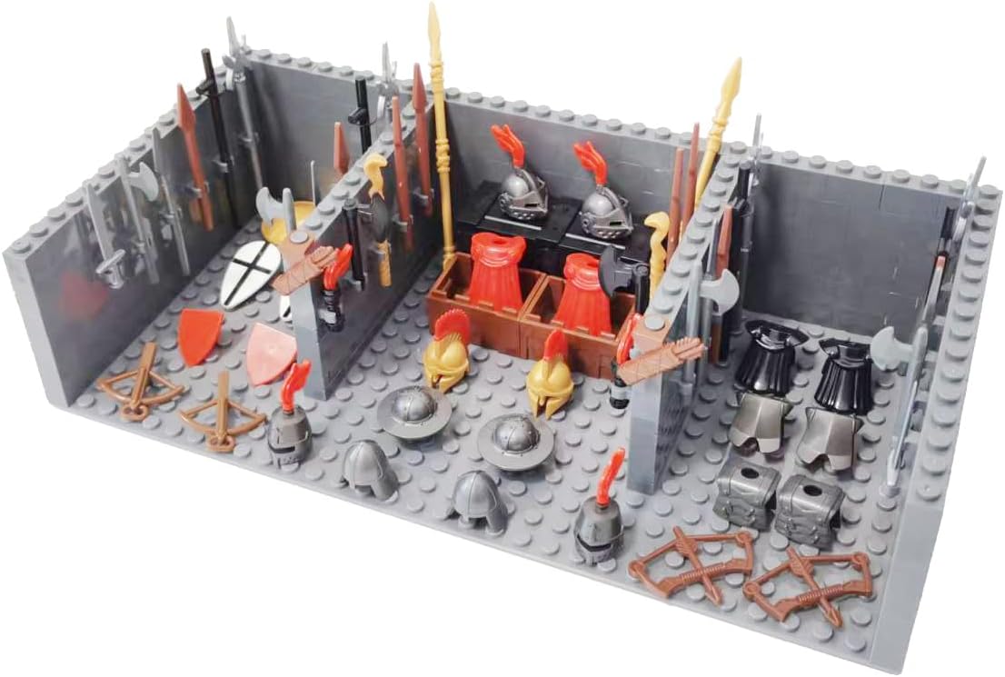 Amazon.com: BASEPLATES Medieval Weapon House for Middle Age Castle ...