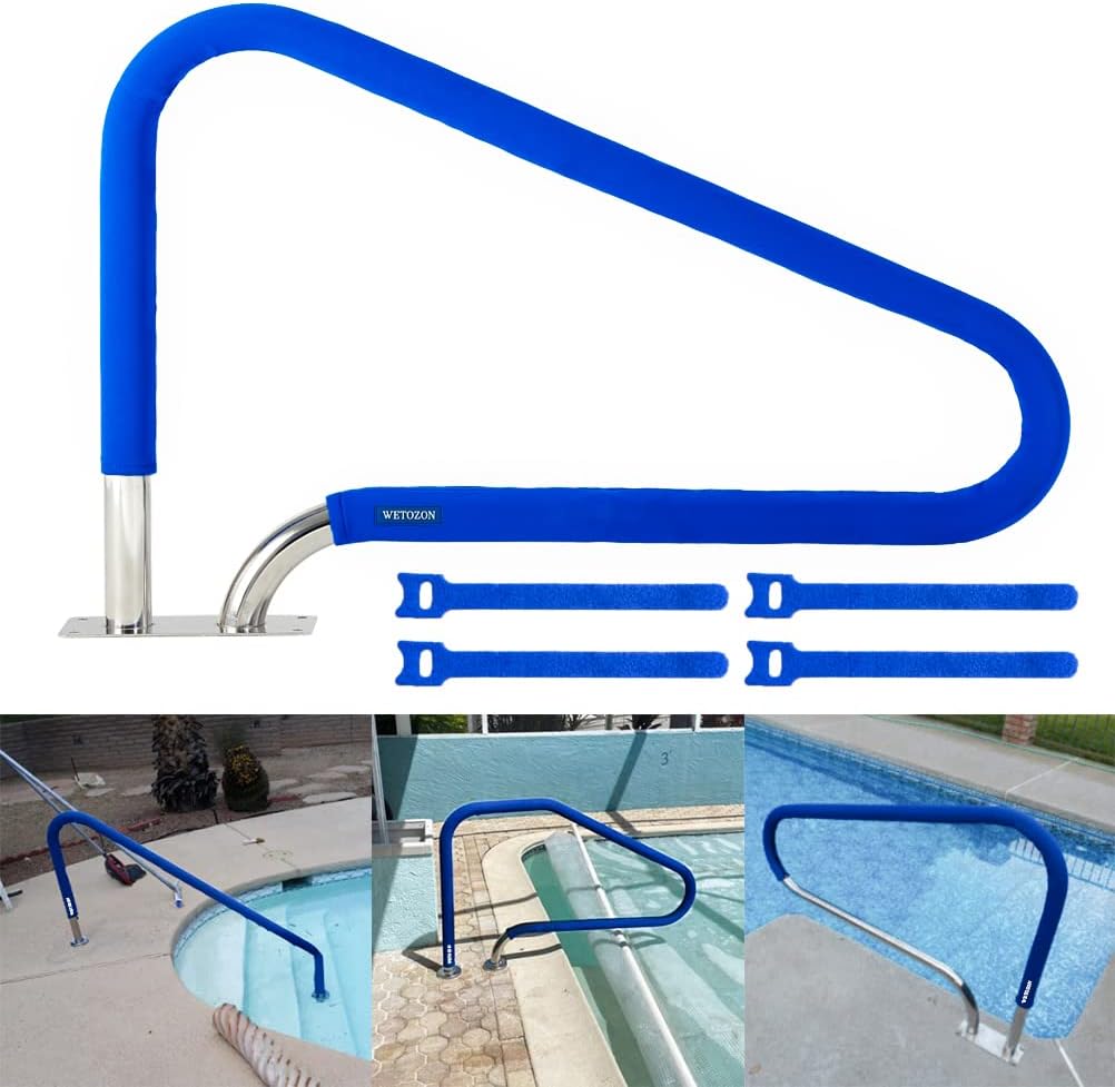 EOSRAY Pool-Handlaufabdeckung, 3 m x 4,8 cm Durchmesser, Königsblau ...