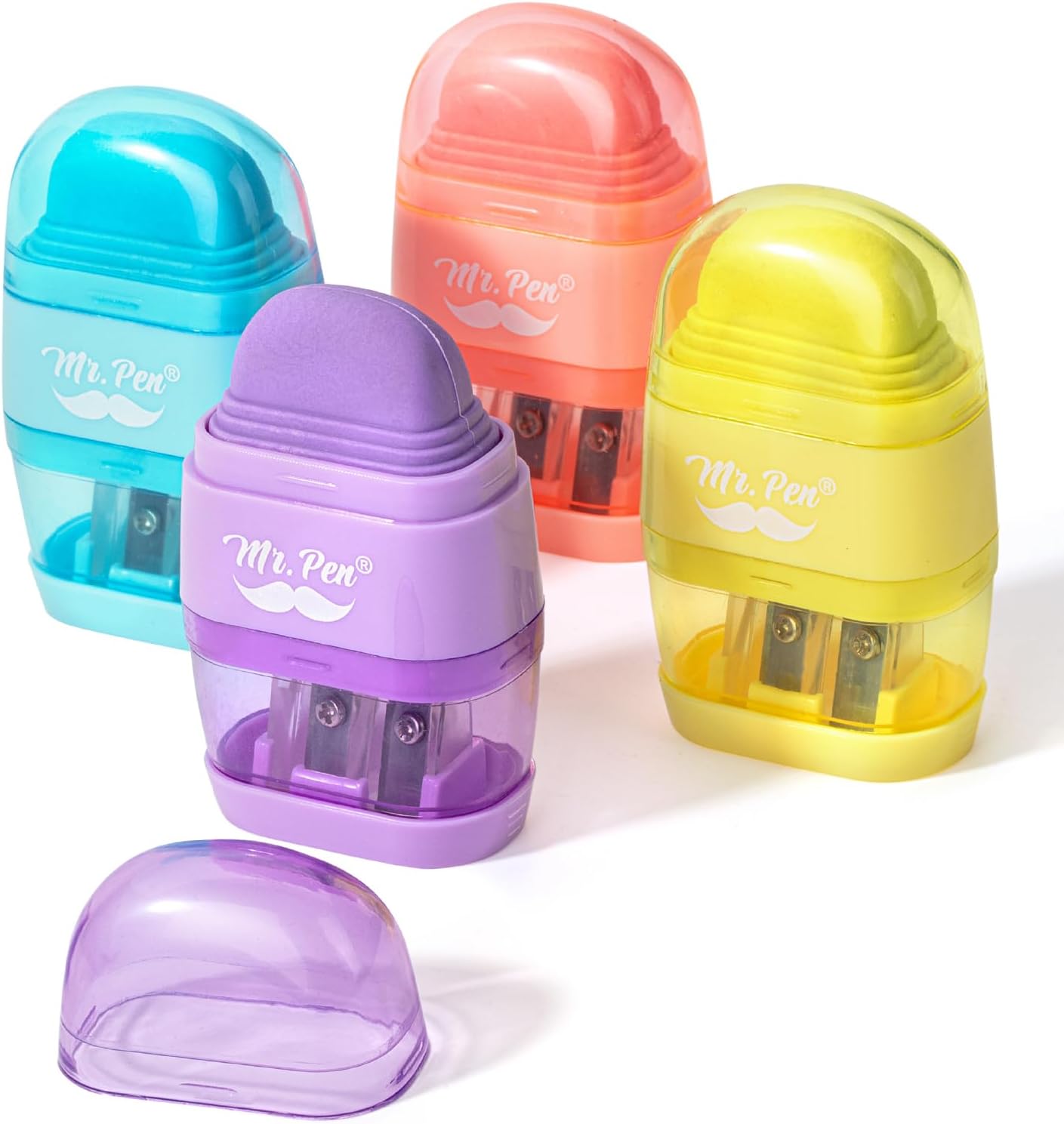 Amazon.com: Heart Pencil Sharpeners Bulk Colored Pencil Sharpener ...
